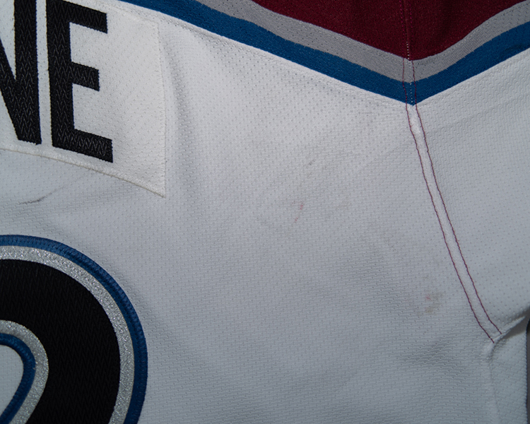 Mike Keane 2002-2003 Colorado Avalanche game worn home jersey